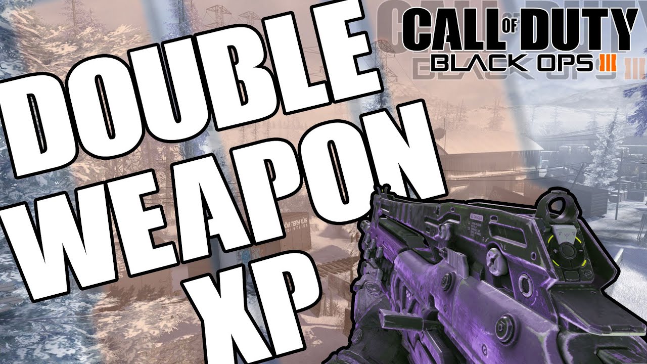 Black Ops 3 DOUBLE WEAPON XP! PRESTIGE YOUR GUNS FASTER IN BO3 ...