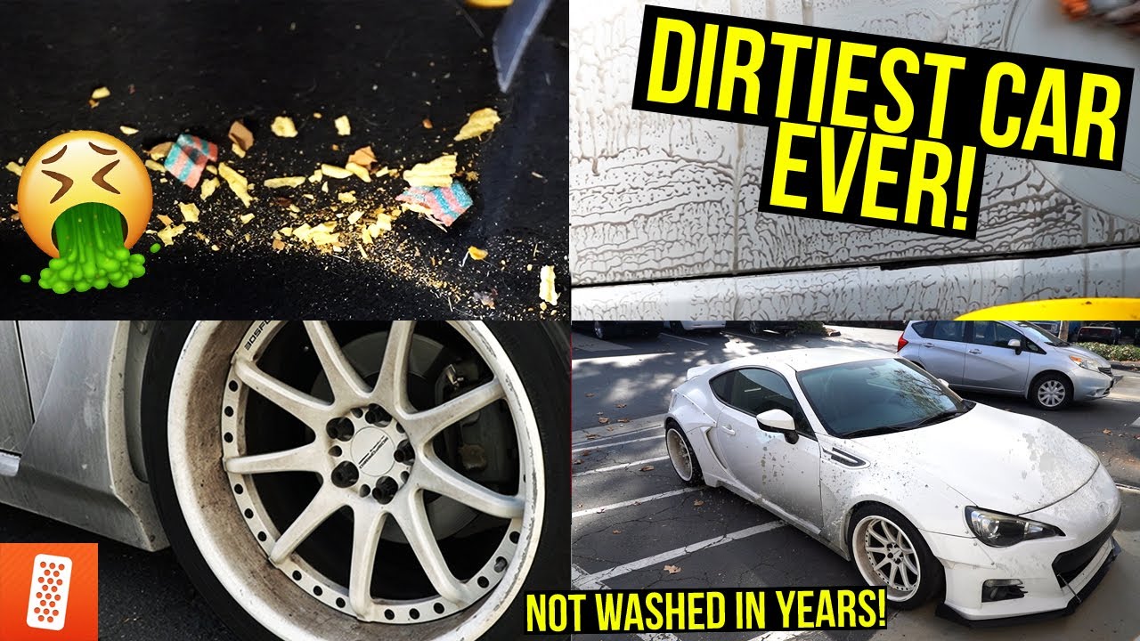 Deep Cleaning our Friend's EXTREMELY Dirty & Neglected Subaru BRZ ...