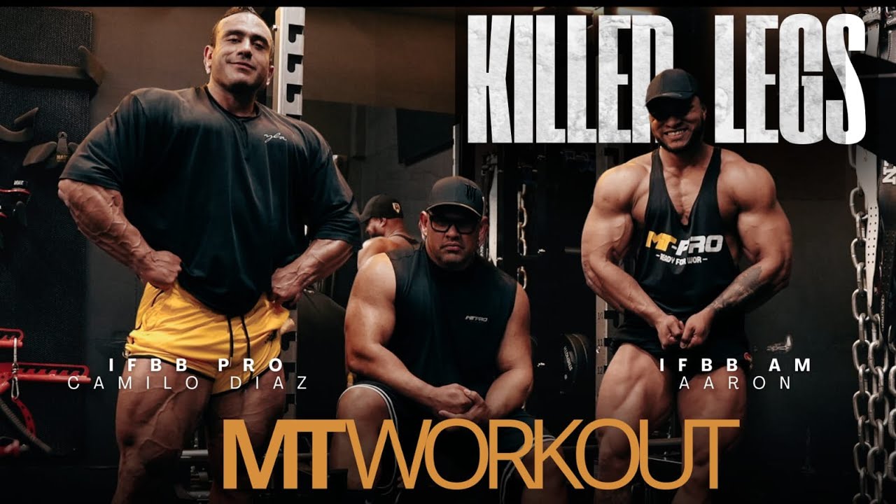 🔥 KILLER LEGS DAY con IFBB PRO CAMILO DÍAZ & IFBB AM AARON RODRÍGUEZ ...