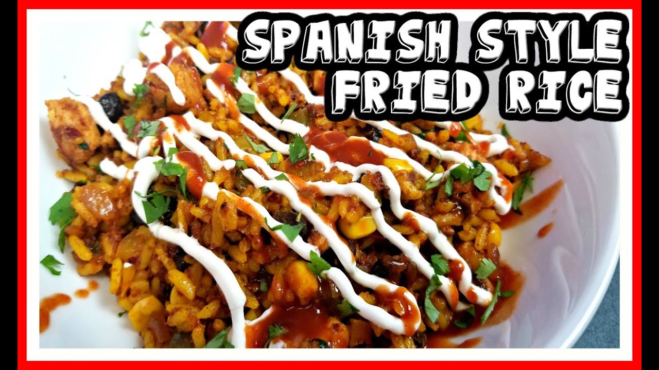 Spanish Style Fried Rice (Chicken & Chorizo) - YouTube