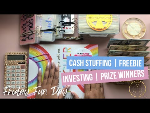 Friday Fun: Cash Stuffing | Freebie | Investing | Prize Winners - YouTube