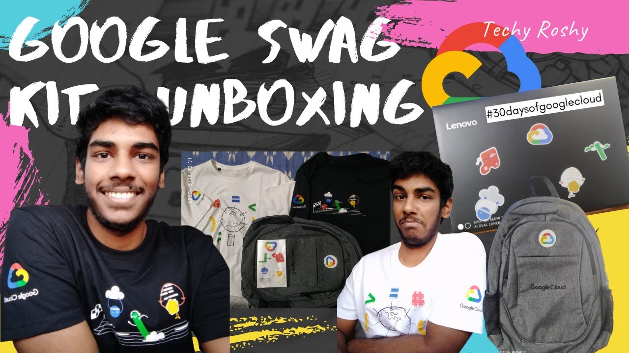 Google Swags Unboxing🔥🔥 | #30DaysofGoogleCloud | Google Cloud Swags ...