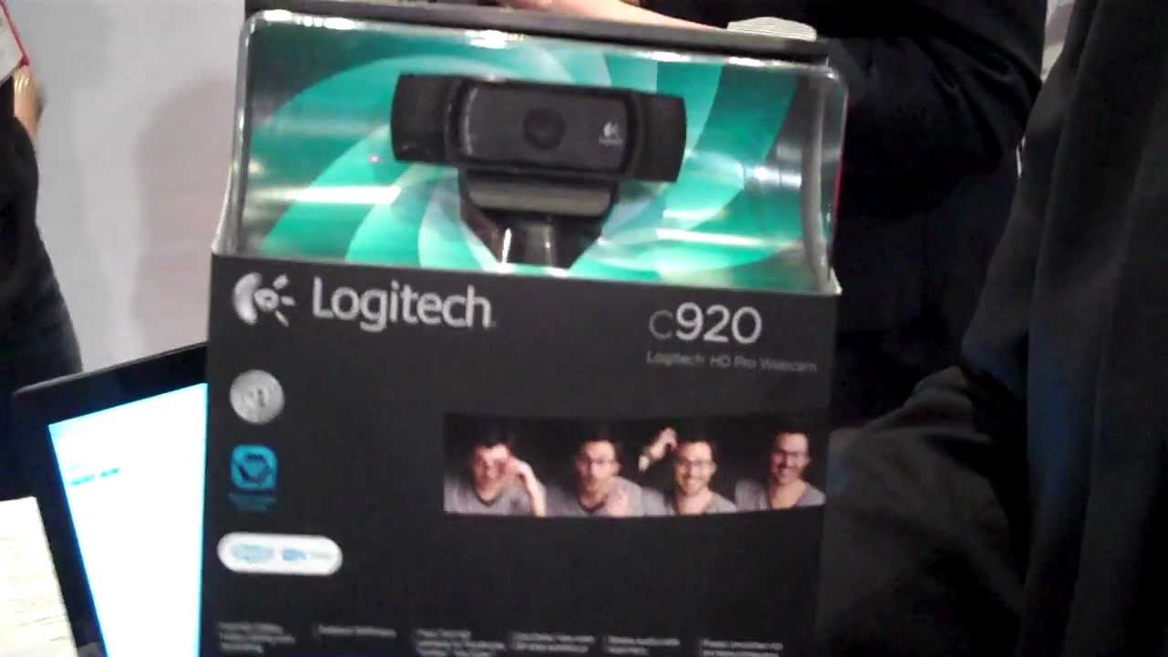 The New Logitech C920 Webcam. CES 2012 - YouTube