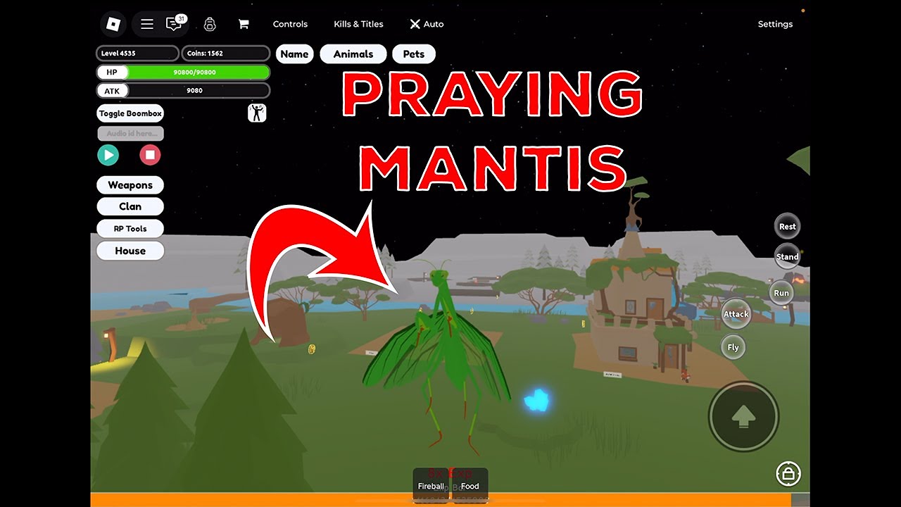 *NEW* PRAYING MANTIS UPDATE IN Animal Simulator Roblox! - YouTube
