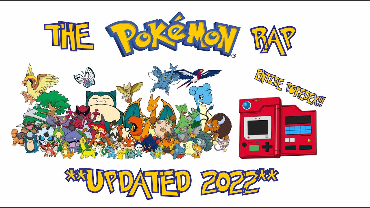 NEW POKEMON RAP 2022 - KARAOKE VERSION - ALL 905 - YouTube