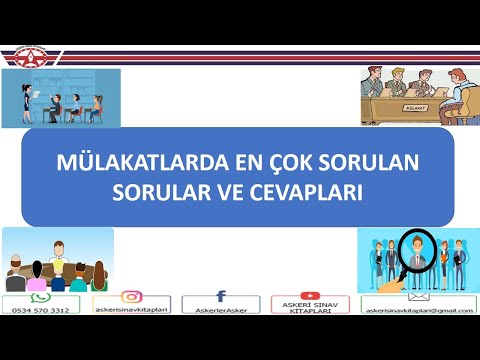 ASKERİ MÜLAKATLARDA EN ÇOK SORULAN SORULAR VE CEVAPLARI