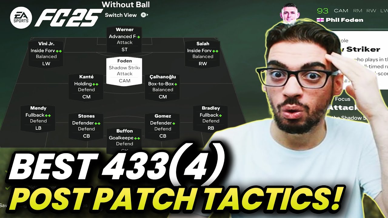 *POST PATCH* BEST META 433(4) FORMATION AND CUSTOM TACTICS | FC 25 ...