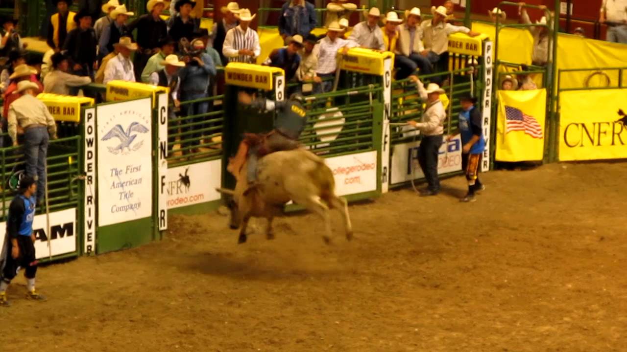 National College Rodeo Finals bull riding 6.MOV - YouTube