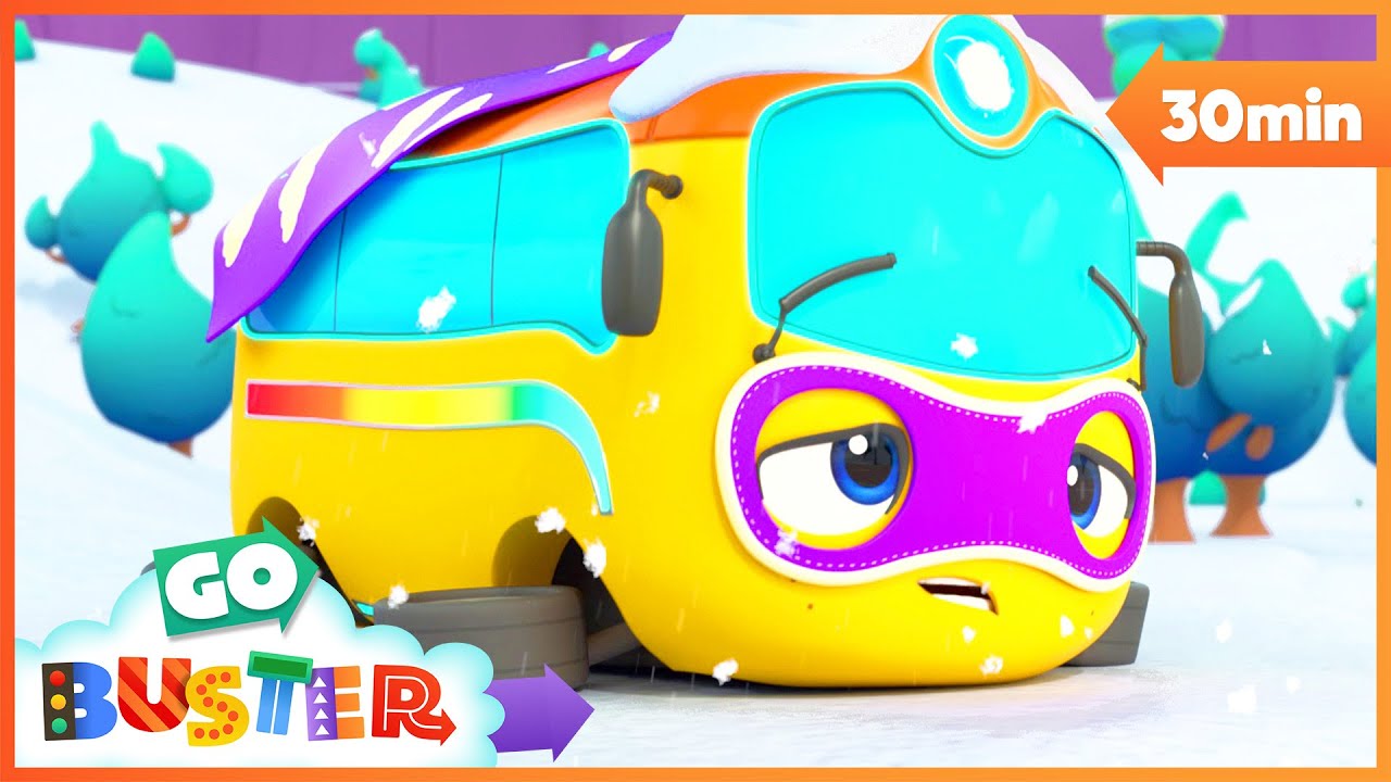 Buster Lost in Snow | 🚗 Go Buster | Rescue Adventures - YouTube