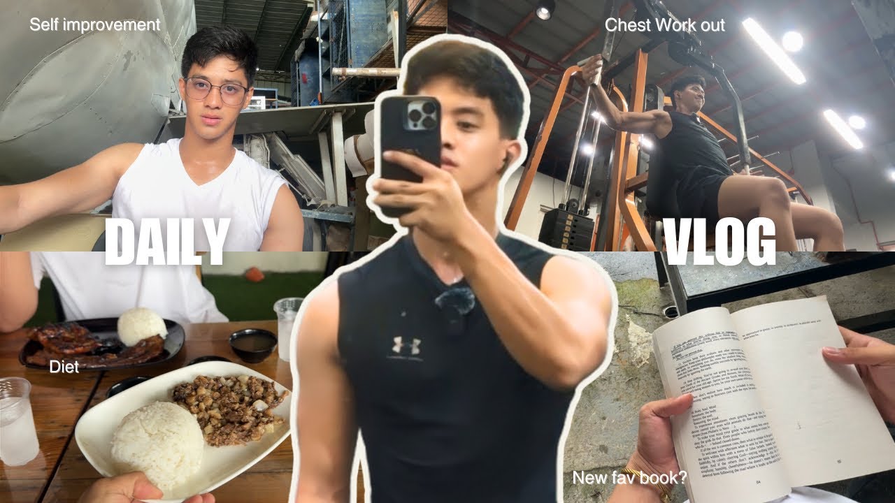 Vlogging my 4th year college #10: ojt, lunch, self development, my chest workout | Apollo Raza ...