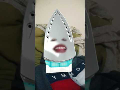 Snapchat ferro de passa roupa EI NOVINHA