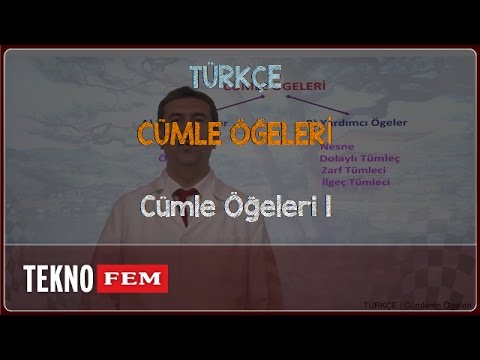 YGS-LYS TÜRKÇE - Cümle Öğeleri 1