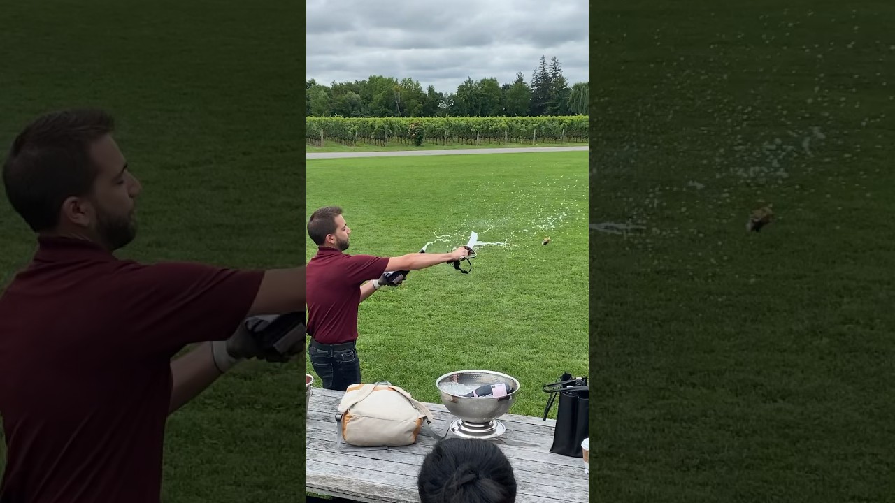 The Art of Wine Sabering - YouTube