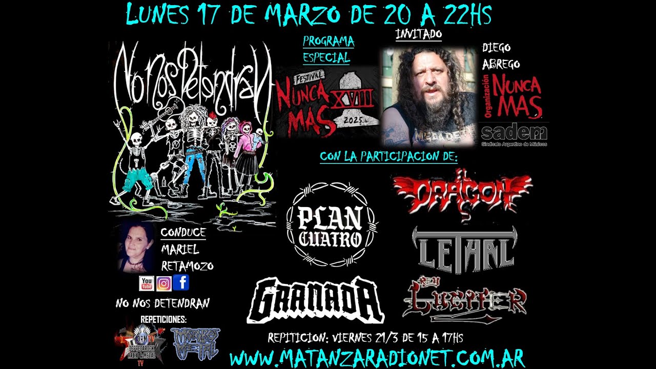 NO NOS DETENDRAN - Programa N°172 - YouTube