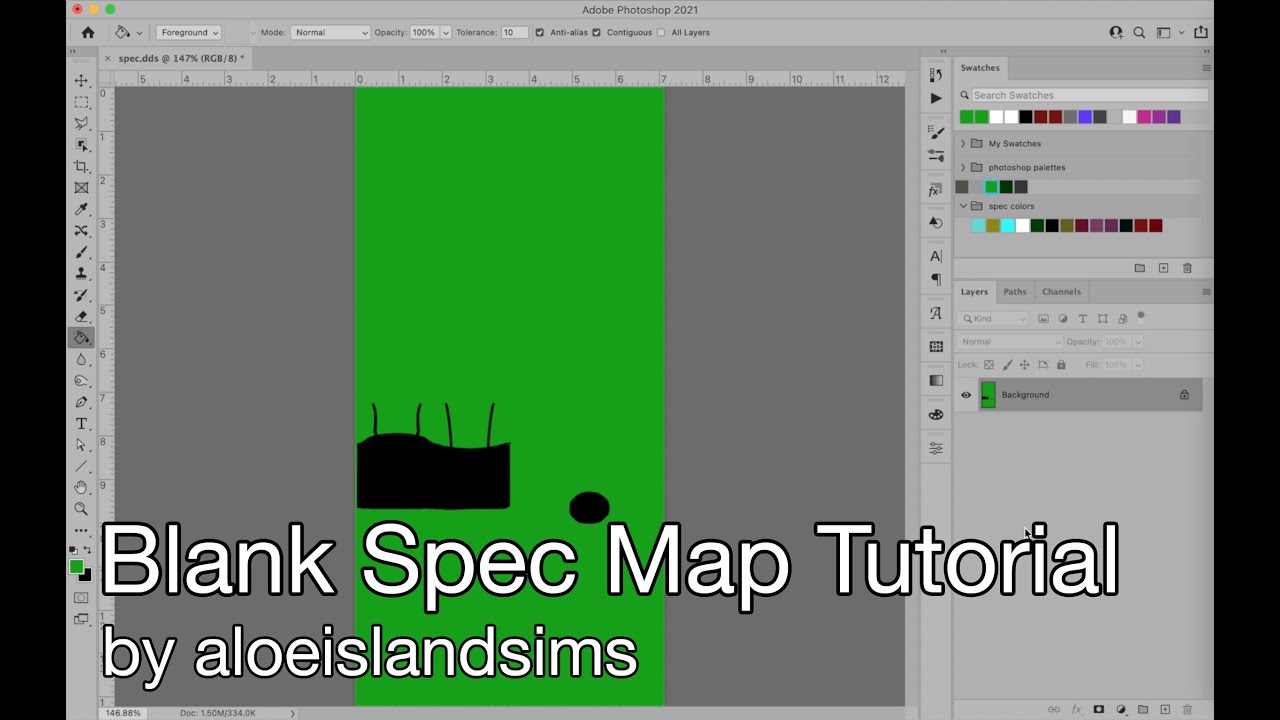 Blank Specular Map Tutorial for Sims 4 CC - YouTube