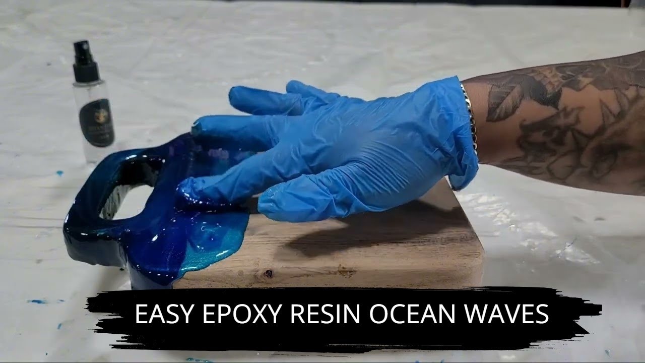 How to Make Epoxy Resin Ocean Waves (DIY) - YouTube