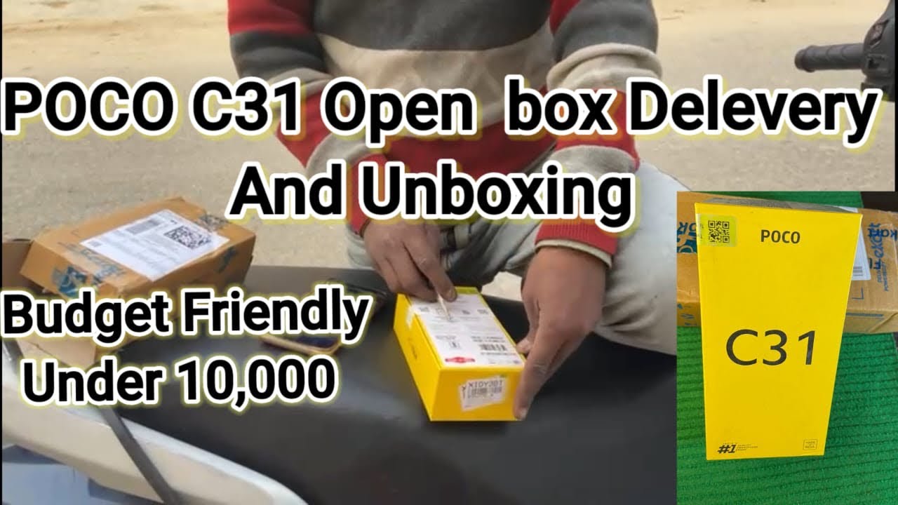 Poco C31 Open box delevery &Unboxing/#review #unboxing /New-Budhet king ...