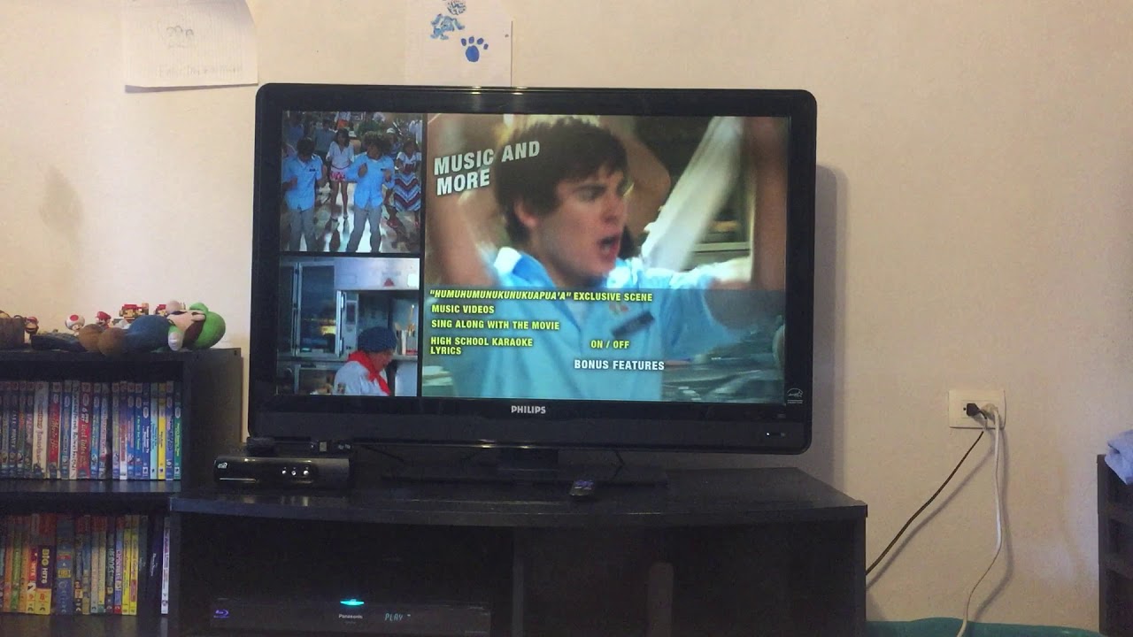 High school musical 2 extended edition 2007 DVD menu walkthrough - YouTube