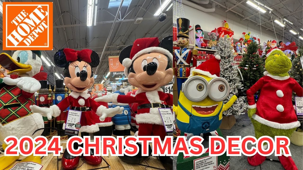 HOME DEPOT CHRISTMAS DECOR | ANIMATRONICS - YouTube
