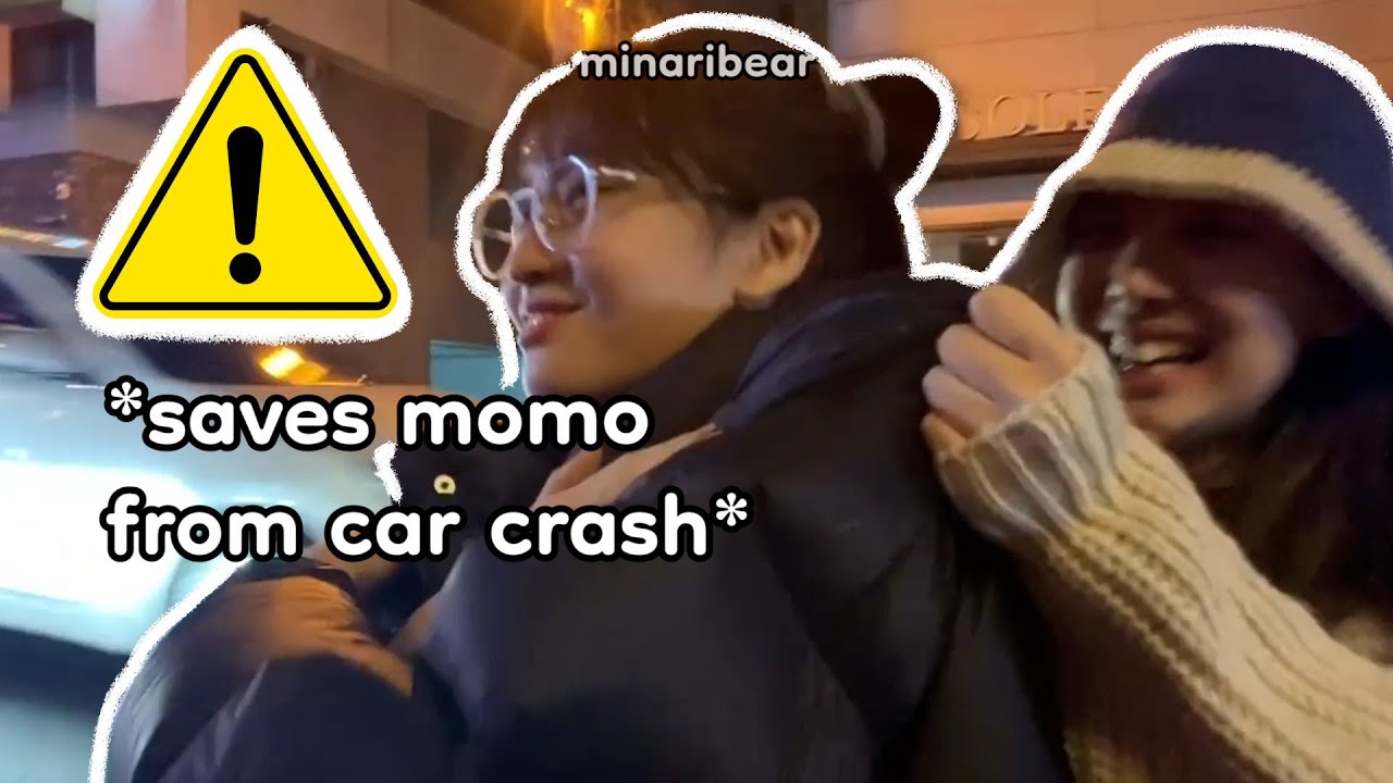 nayeon saved momo's life from dangerous situations - YouTube