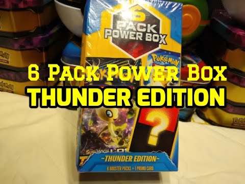 POKEMON THUNDER POWER BOX! BIG FULL ART HIT! - YouTube