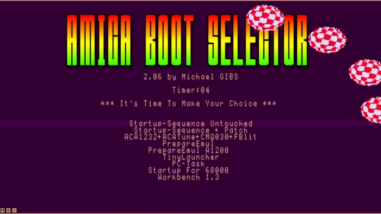 Amiga Boot Selector v2 Progress - YouTube
