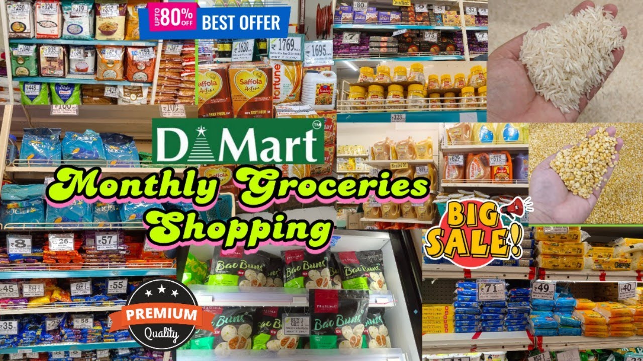 D'mart Monthly Groceries & Daily Essentials Shopping 🛍️ 🛒 | Buy 1 Get 1 ...