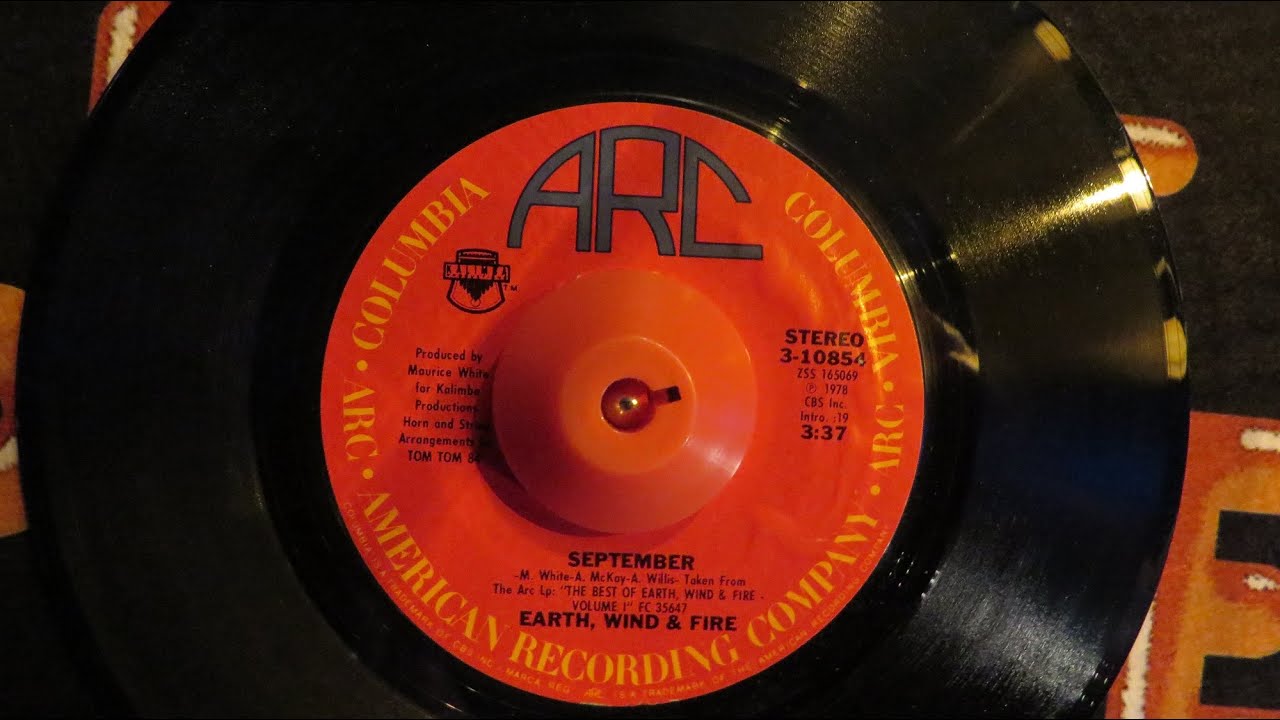 Earth, Wind & Fire - September - Styrene 45 rpm - 1978 - YouTube