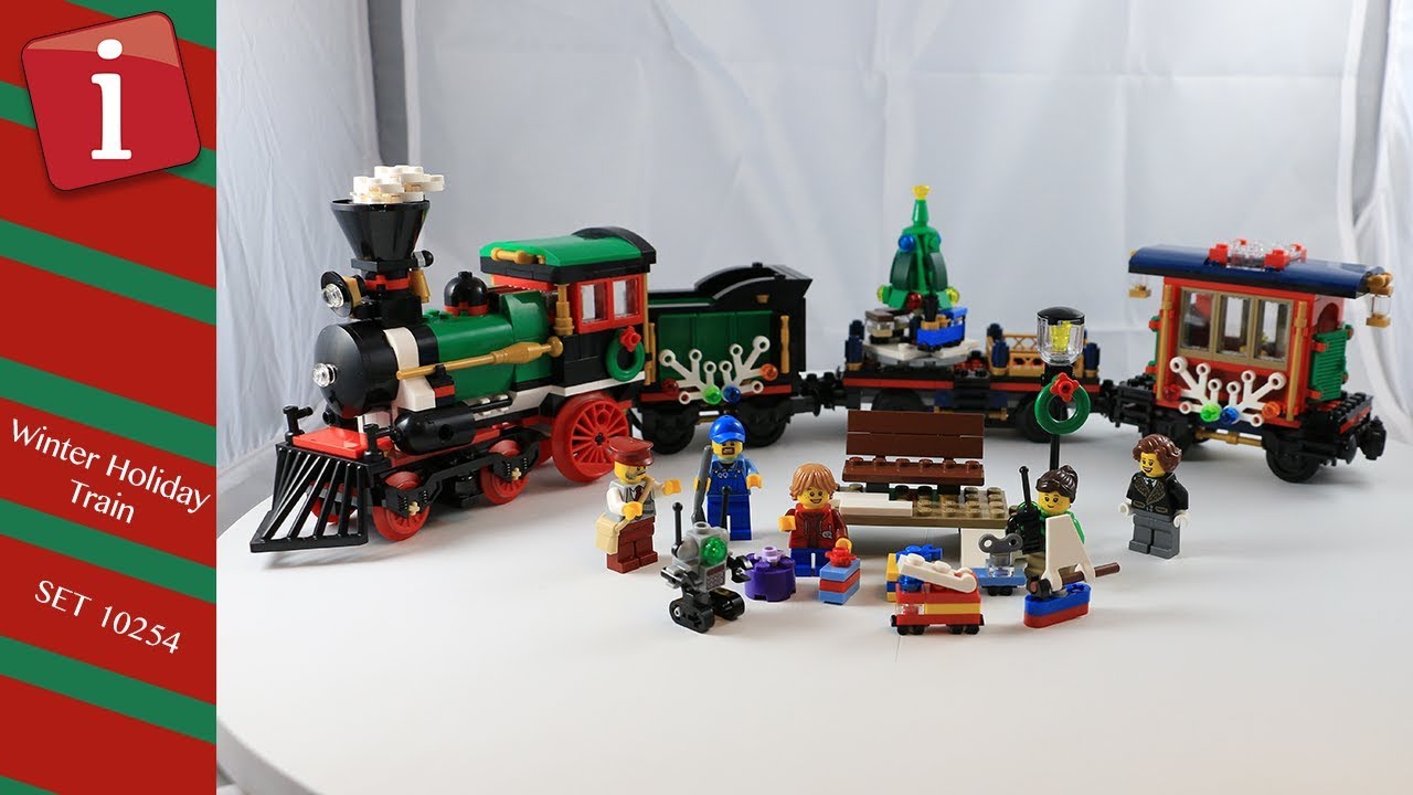 LEGO Christmas – Winter Holiday Train (Stop Motion, Quick Build) - YouTube