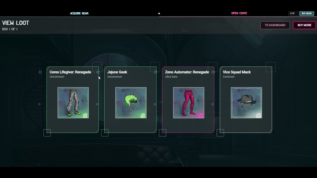 Neon District - RPG with NFTs - Opening a Crate - August 24, 2021 - YouTube