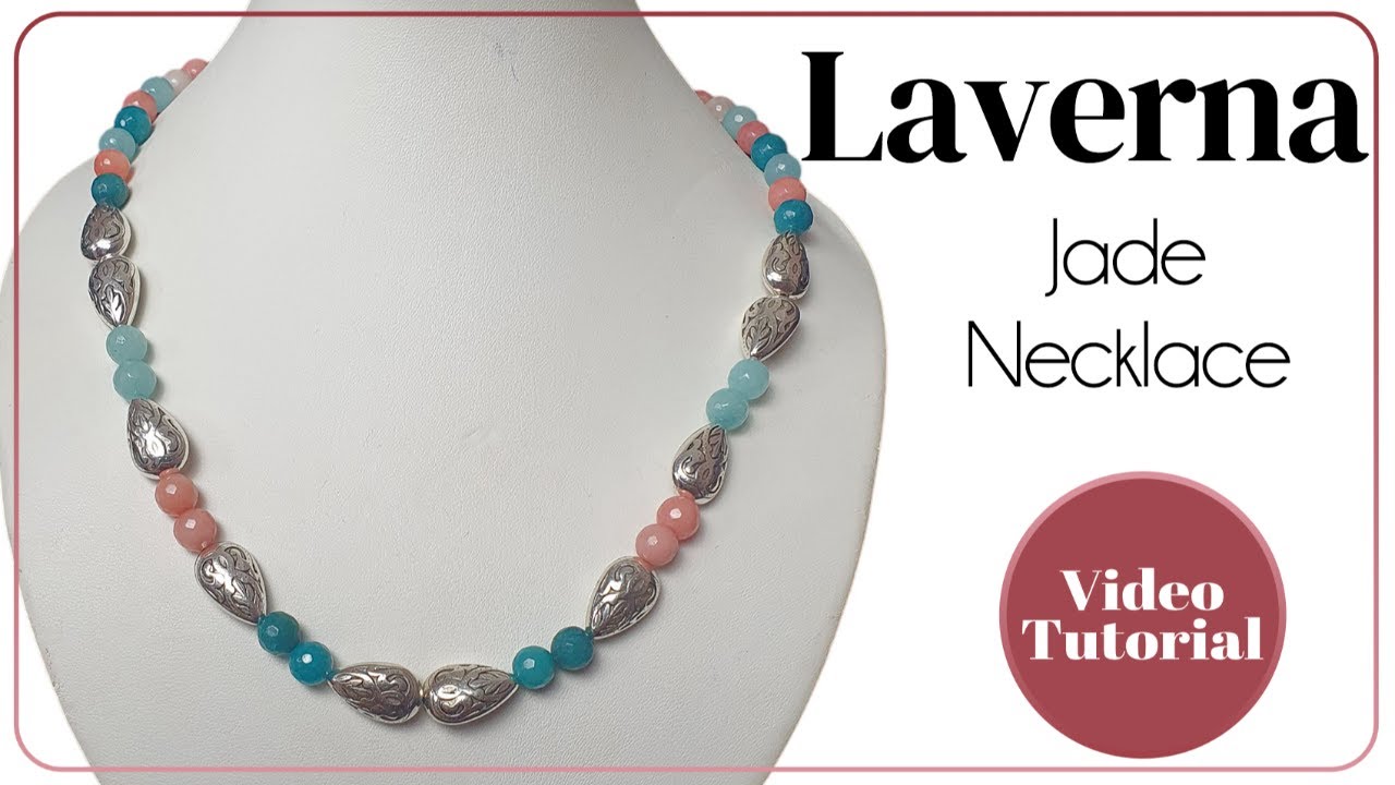 Laverna Jade Acrylic Necklace Tutorial - YouTube