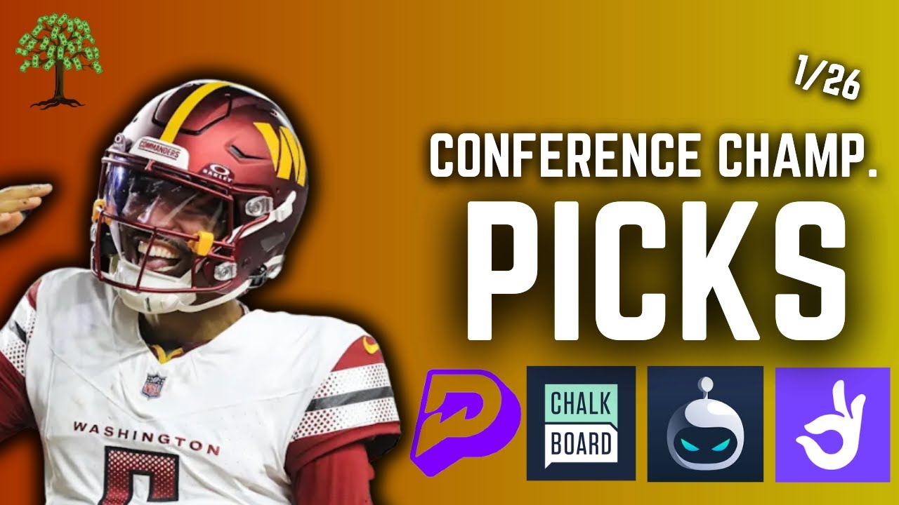 NFL CHAMPIONSHIP SUNDAY 1/26/25 - 8 FREE PICKS!! - BEST PLAYER PROPS ...