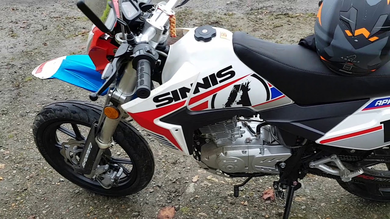 Sinnis Apache 125 EFI - YouTube