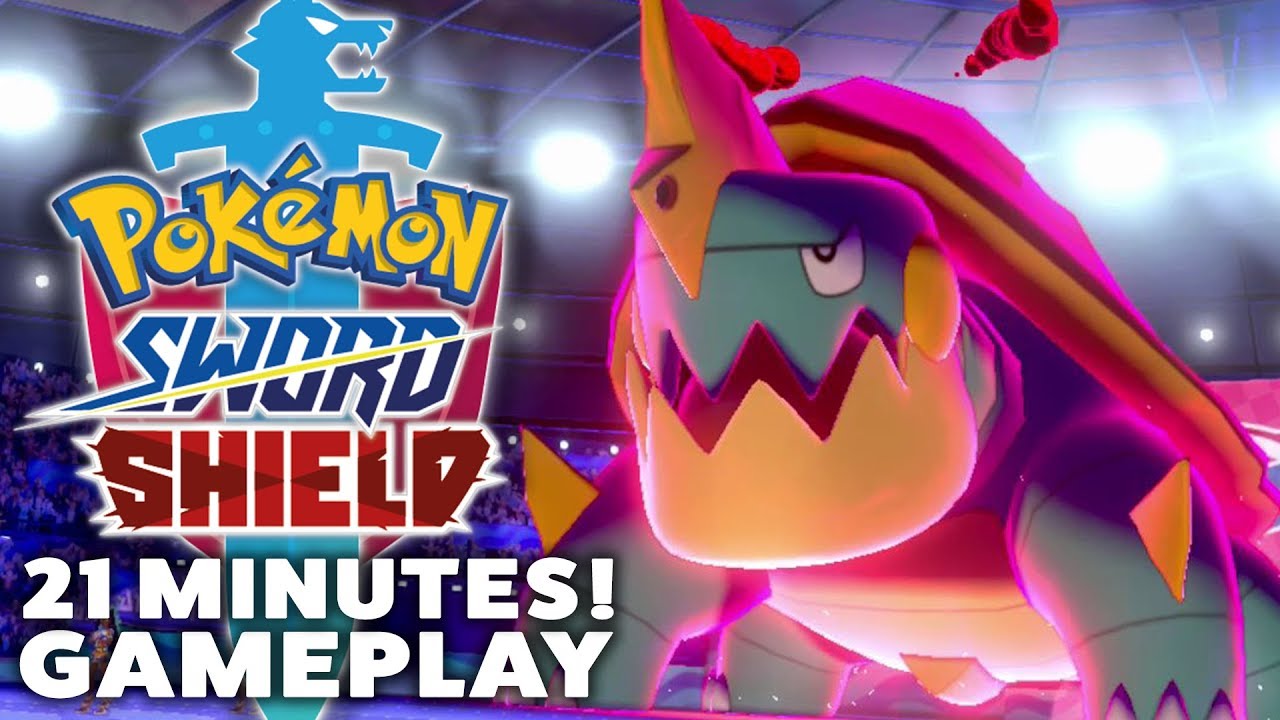 21 Minutes of Pokémon Sword & Shield Gameplay E3 2019 - YouTube