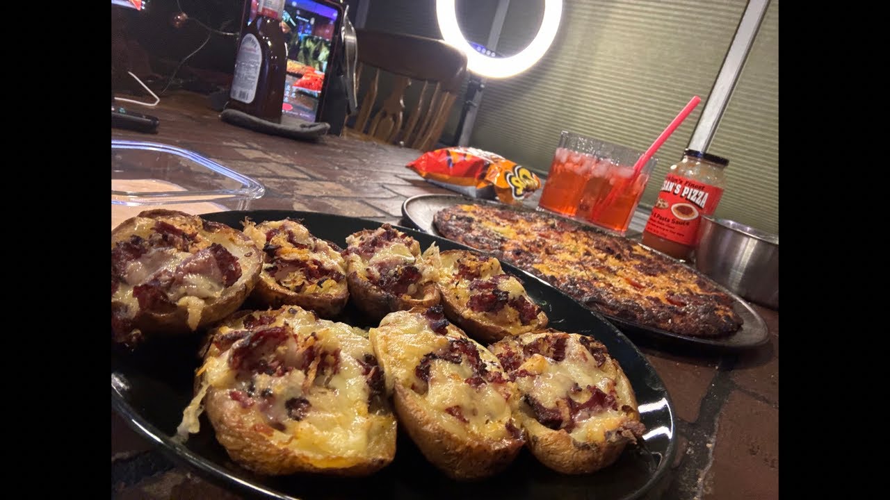 Pineapple on Pizza / Reuben Potato Skins - YouTube