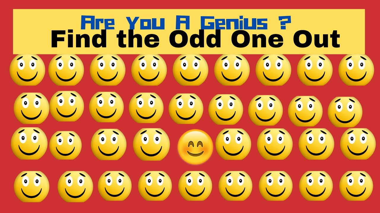 Find The ODD Emoji Out | Guess The Emoji | Quiz Cracker - YouTube