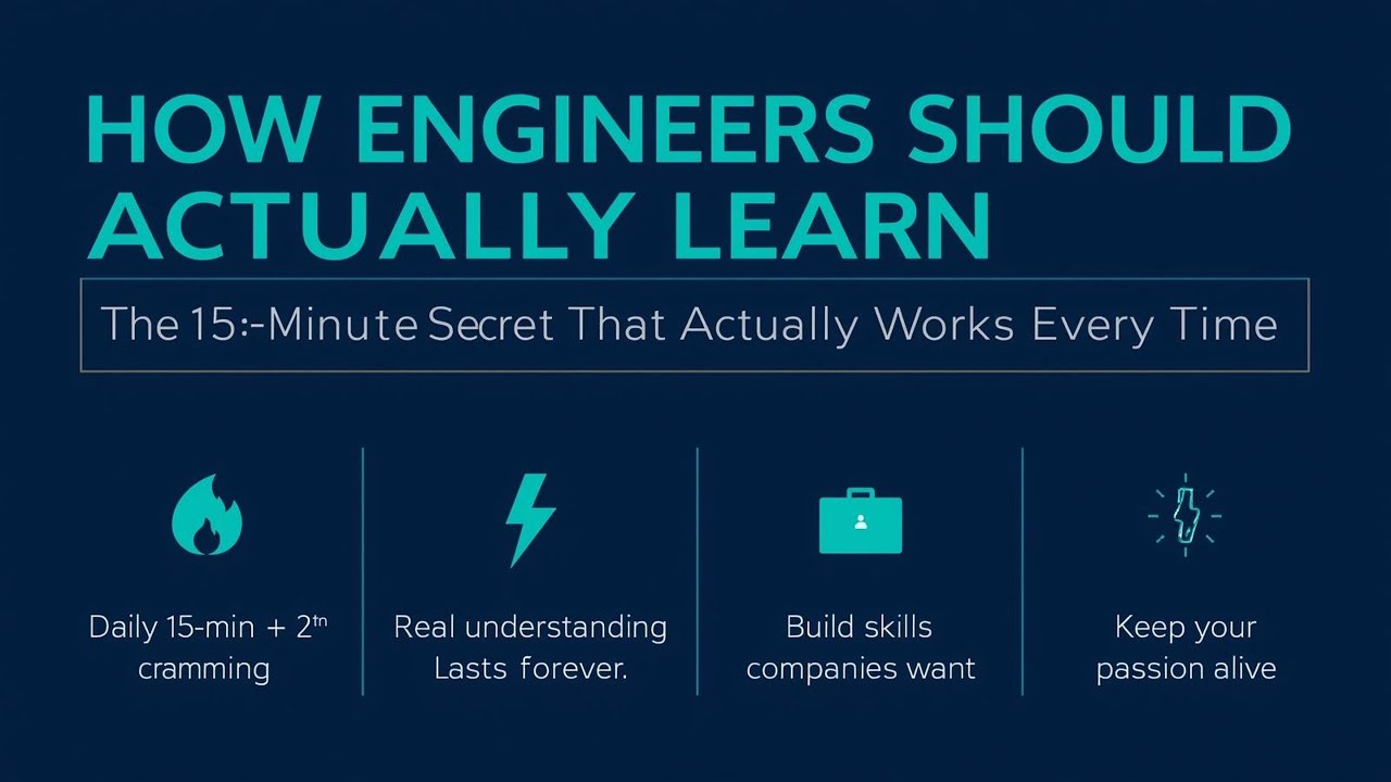 How Engineers should Actually Learn (From Study to Placement Journey ...