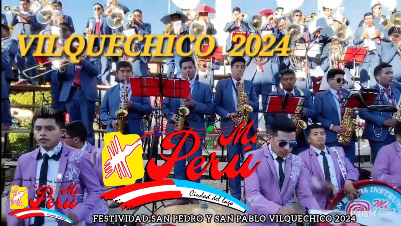 GRAN BANDA INSTRUMENTAL MI PERÚ 2024 FEST. SAN PEDRO/SAN PABLO ...