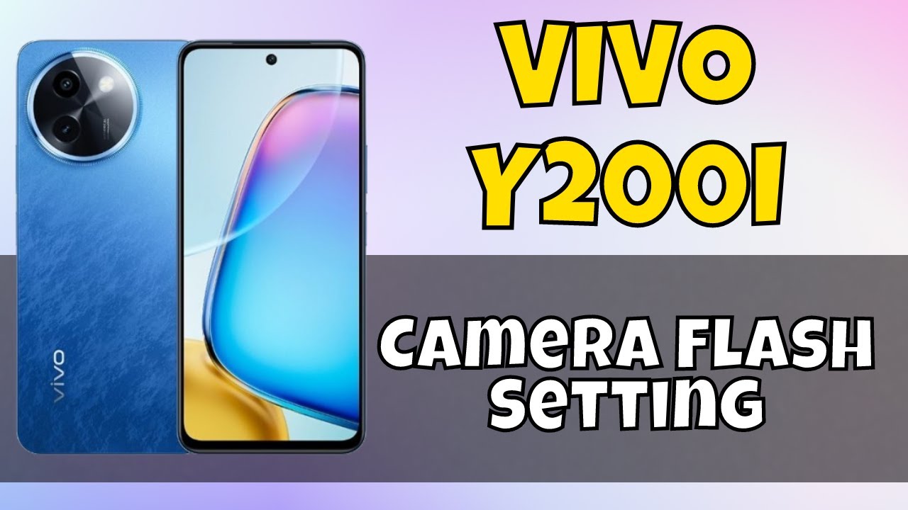 Vivo Y200i Camera Flash Setting || How to On/Off front camera Flash settings - YouTube