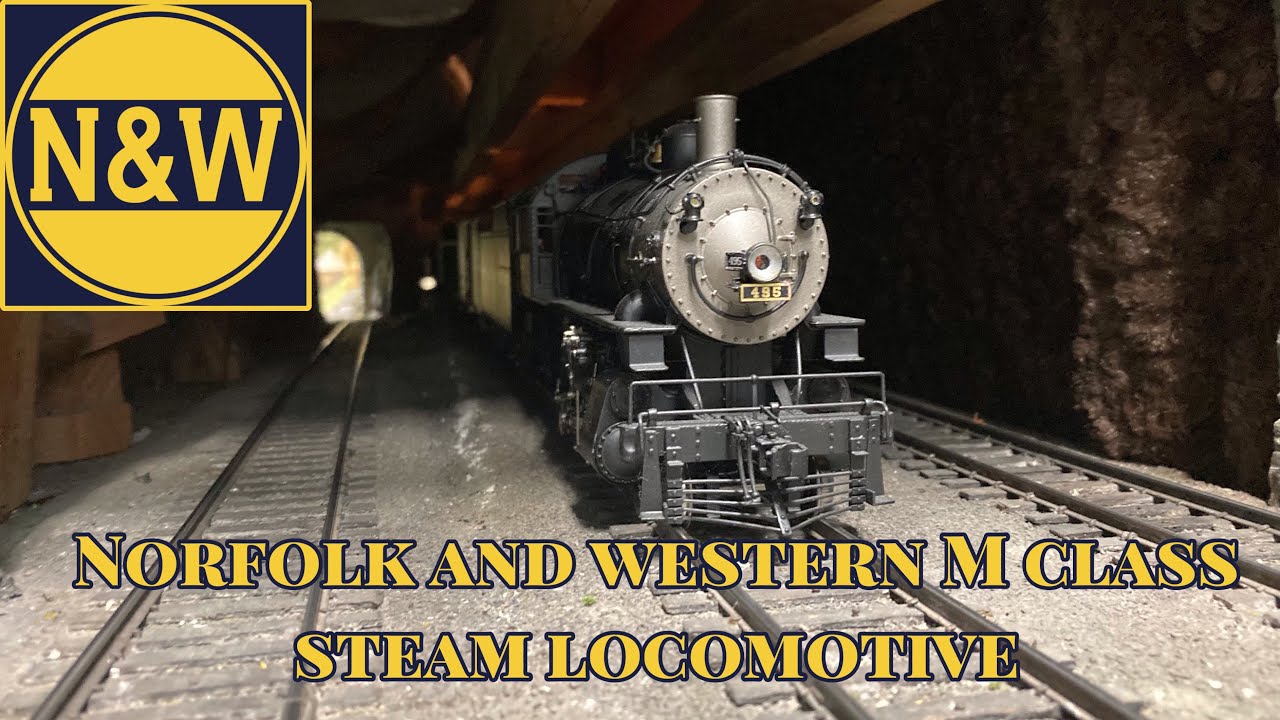 Norfolk and western M class locomotive - YouTube