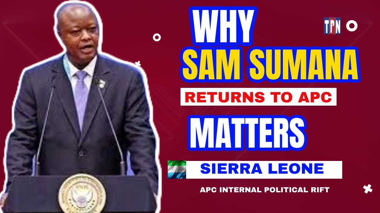 WHY SAM SUMANA'S RETURN TO APC MATTERSS - YouTube