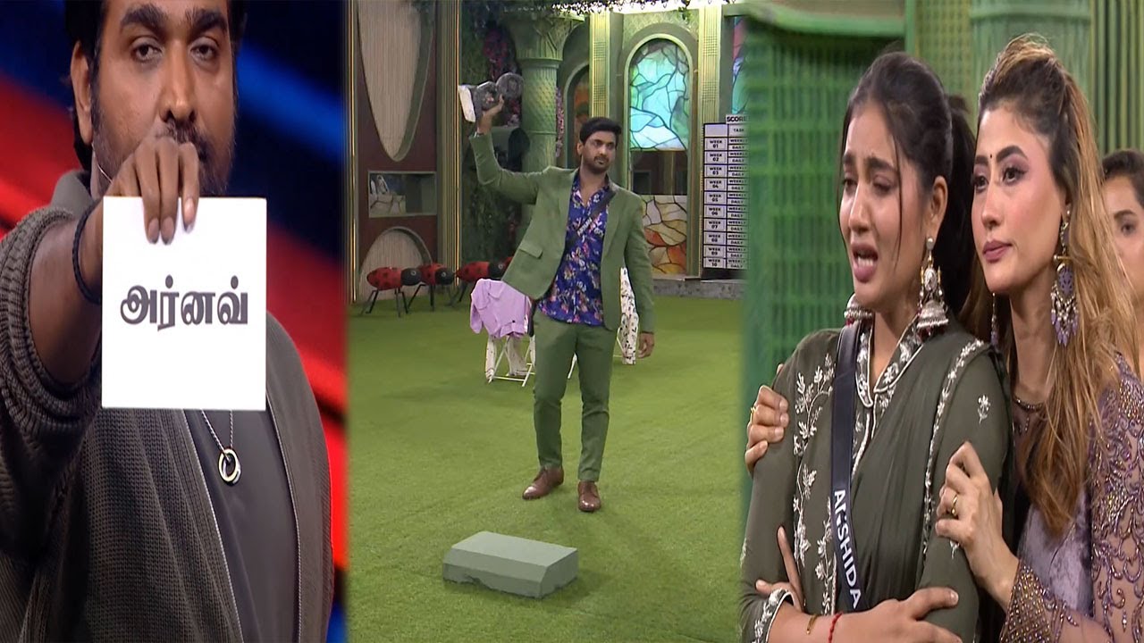 Bigg Boss Tamil Season 8 | Arnav Eviction - Anshitha Crying - YouTube