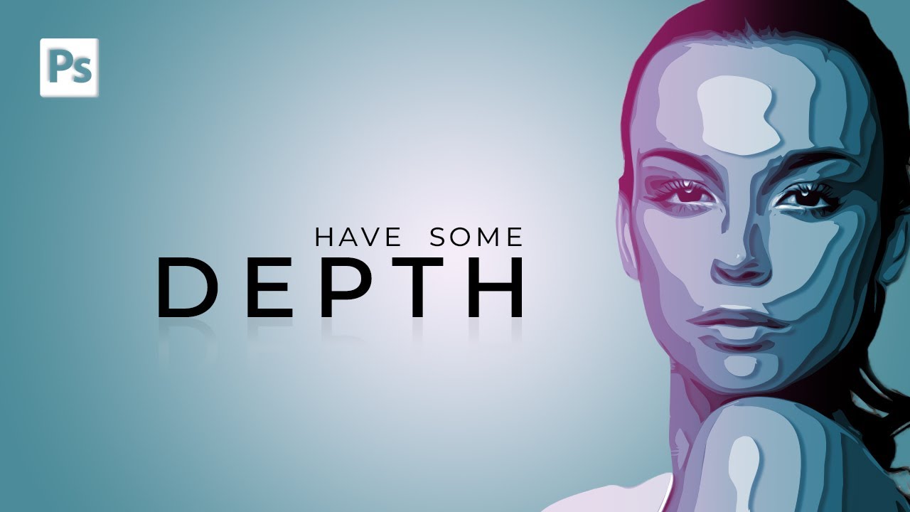 How to create layered paper effect in photoshop - YouTube