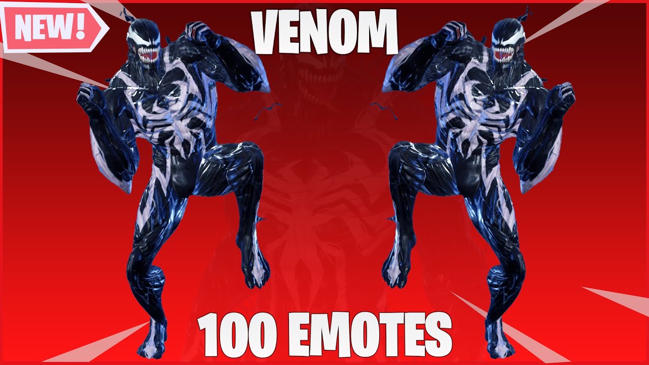TOP 100 FORTNITE DANCES & EMOTES LOOKS BETTER WITH VENOM SKIN ...