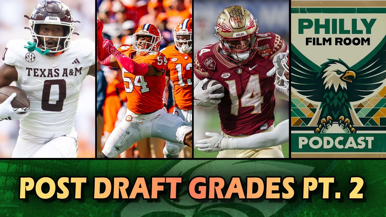 Eagles Post Draft Grades – Part 2 - YouTube