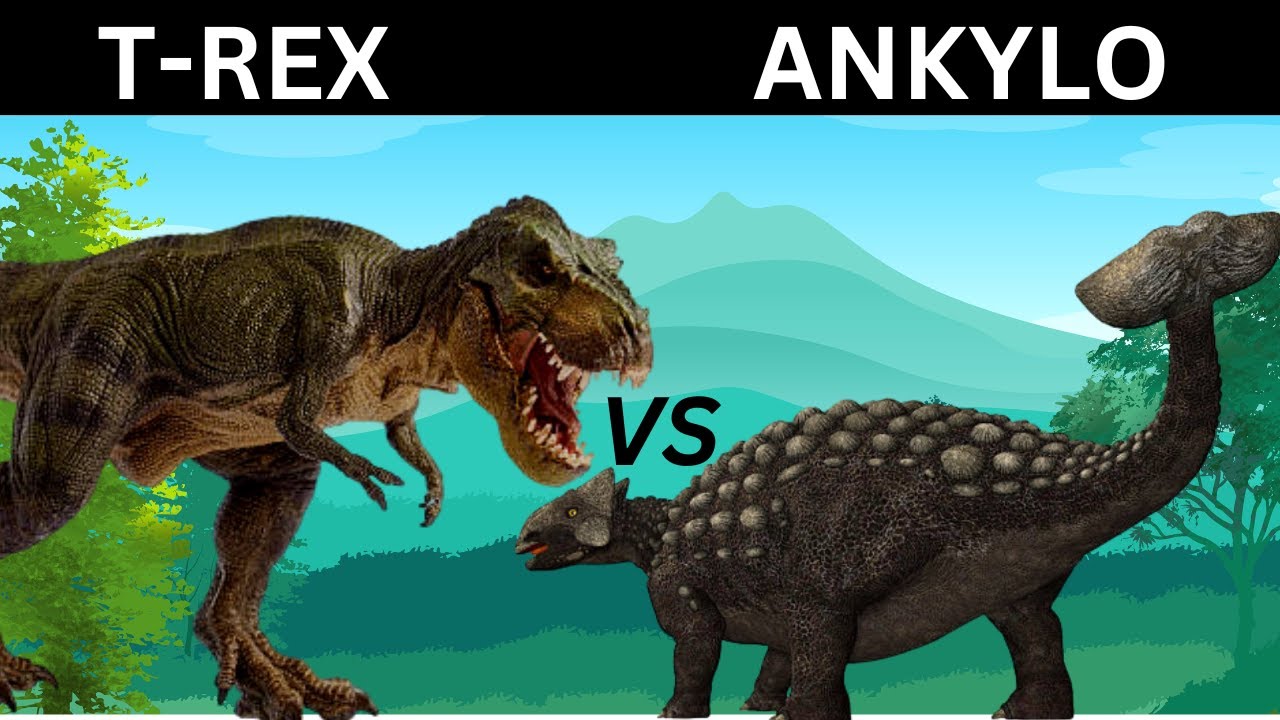T-Rex VS Ankylosaurus - YouTube