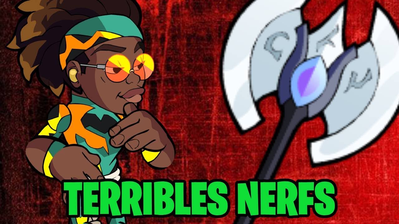 ¿BRAWLHALLA ES EN SERIO? | Gran nerf al Hacha (y Vivi) para el parche 8.09 - YouTube