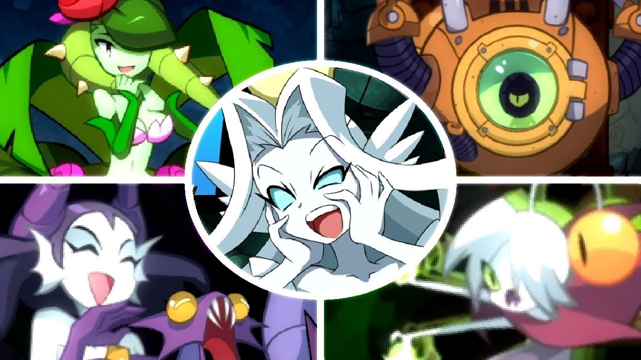 Shantae And The Seven Sirens: ALL BOSSES! - YouTube