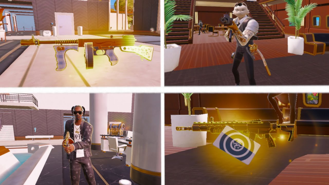 Fortnite Remix Chapter 2 - ALL Bosses, Mythic Weapons & Vault Locations ...