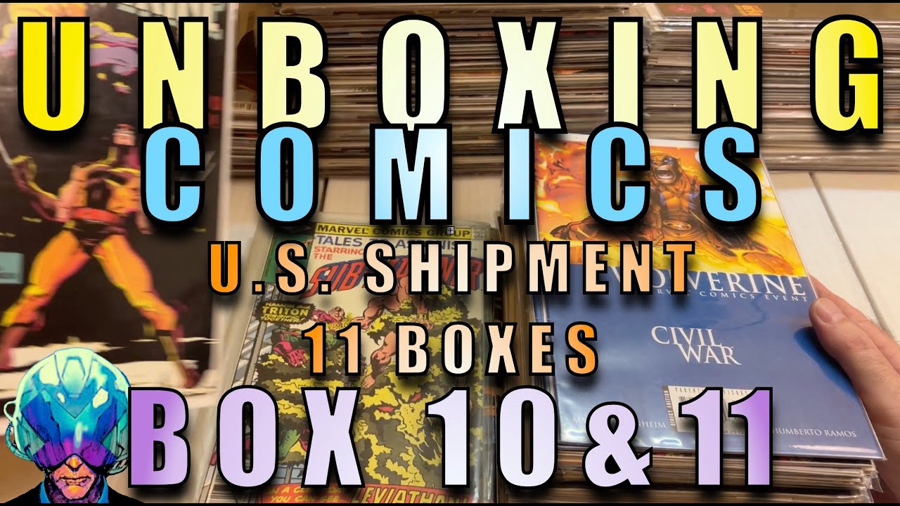 Mail Call: Unboxing Comics - [ BOXES 10 & 11 - U.S. COMIC MADNESS ...